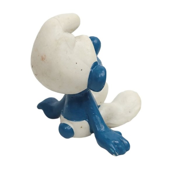 Peyo Schleich | Toys | Vintage 979 Peyo Schleich Sitting Smurf Figure ...